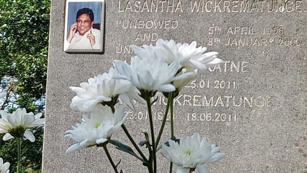 14 yrs. pass since brutal murder of Lasantha Wickrematunga – Sri Lanka ...
