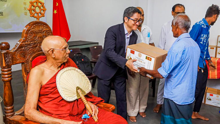 Another 2,500 food packages under the Faxian charity project – Sri ...