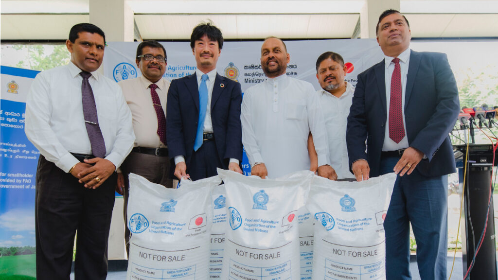 FAO delivers 8,360 MT of Japan-funded fertilizer – Sri Lanka Mirror ...