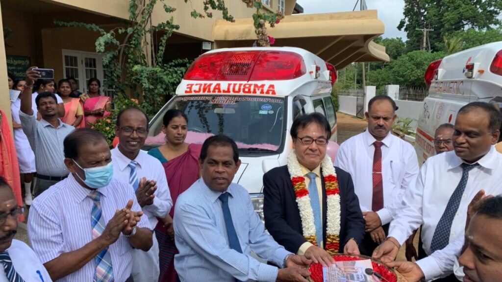 Japanese ambulances handed over to Moolai Cooperative Hospital – Sri ...