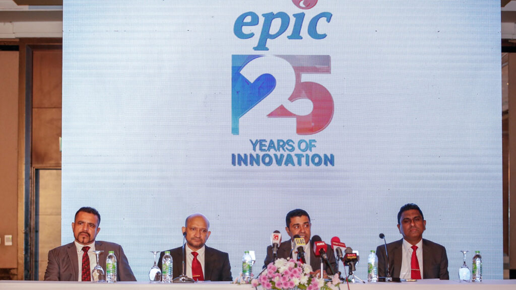 Epic Lanka unveils digitalization strategy beyond 25 years with 20 ...