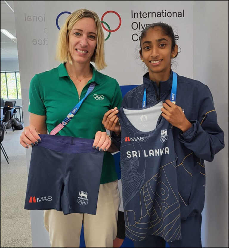 Tharushi donates competition kit to IOC museum – Sri Lanka Mirror ...