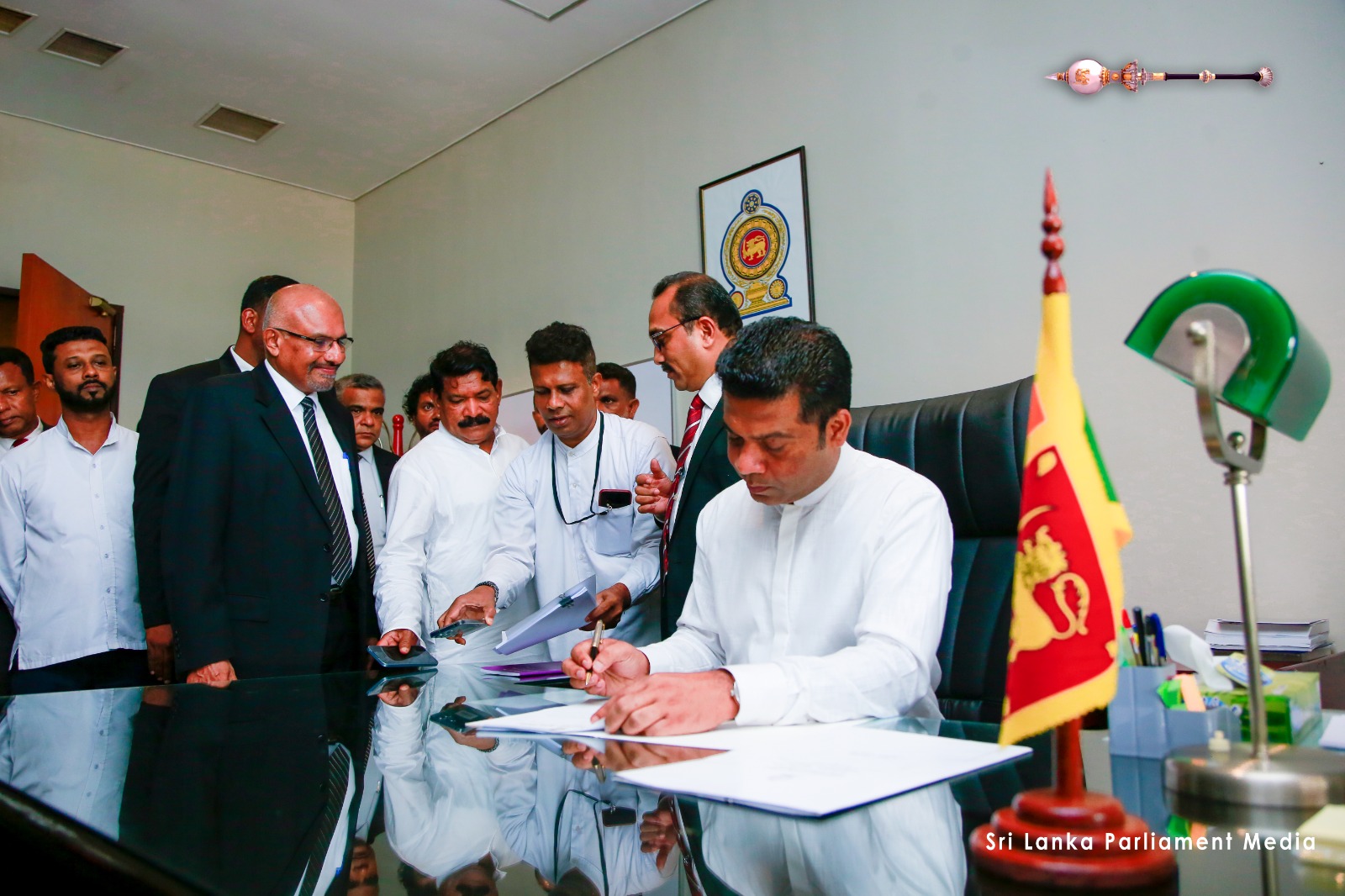 Leader of the House & Chief Govt. Whip assume duties (Pics) – Sri Lanka ...