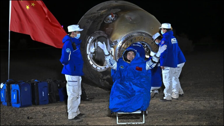 Shenzhou-18 crew return to Earth after 6-month mission in space – Sri ...