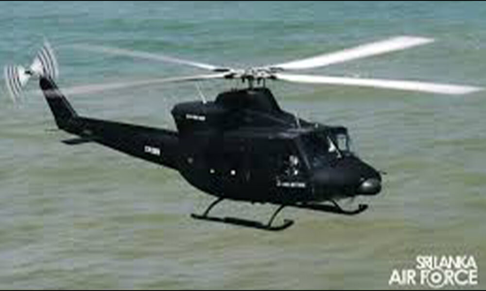 SLAF deploys Bell 412 to rescue fishermen in distress at sea – Sri ...