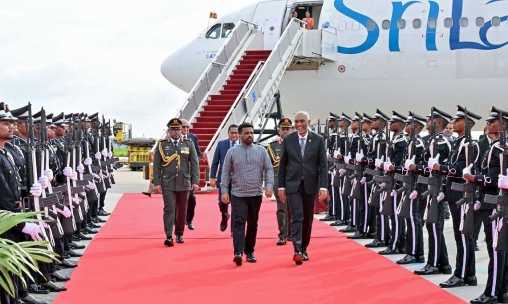 President AKD receives warm welcome at Maldives (Pics) – Sri Lanka ...