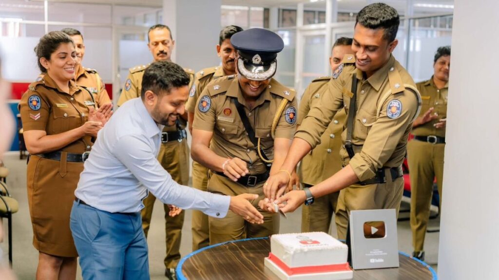 SL Police gets ‘YouTube Silver Play Button’ – Sri Lanka Mirror – Right ...