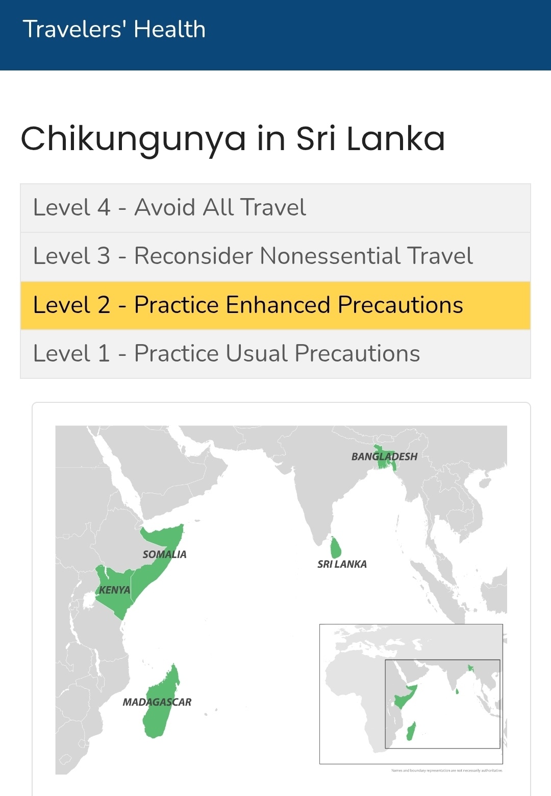 US issues Level 2 Chikungunya Virus alert in SL – Sri Lanka Mirror ...