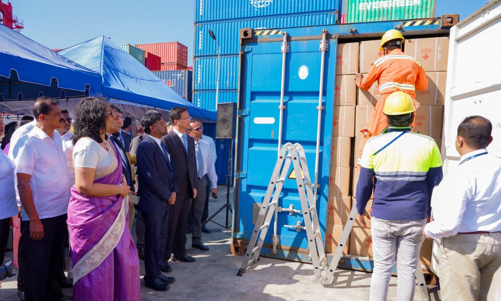 China hands over school uniform material for 2026 (Pics) – Sri Lanka ...